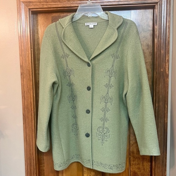 Pendleton | Jackets & Coats | Pendleton 0 Merino Wool Embroidered ...